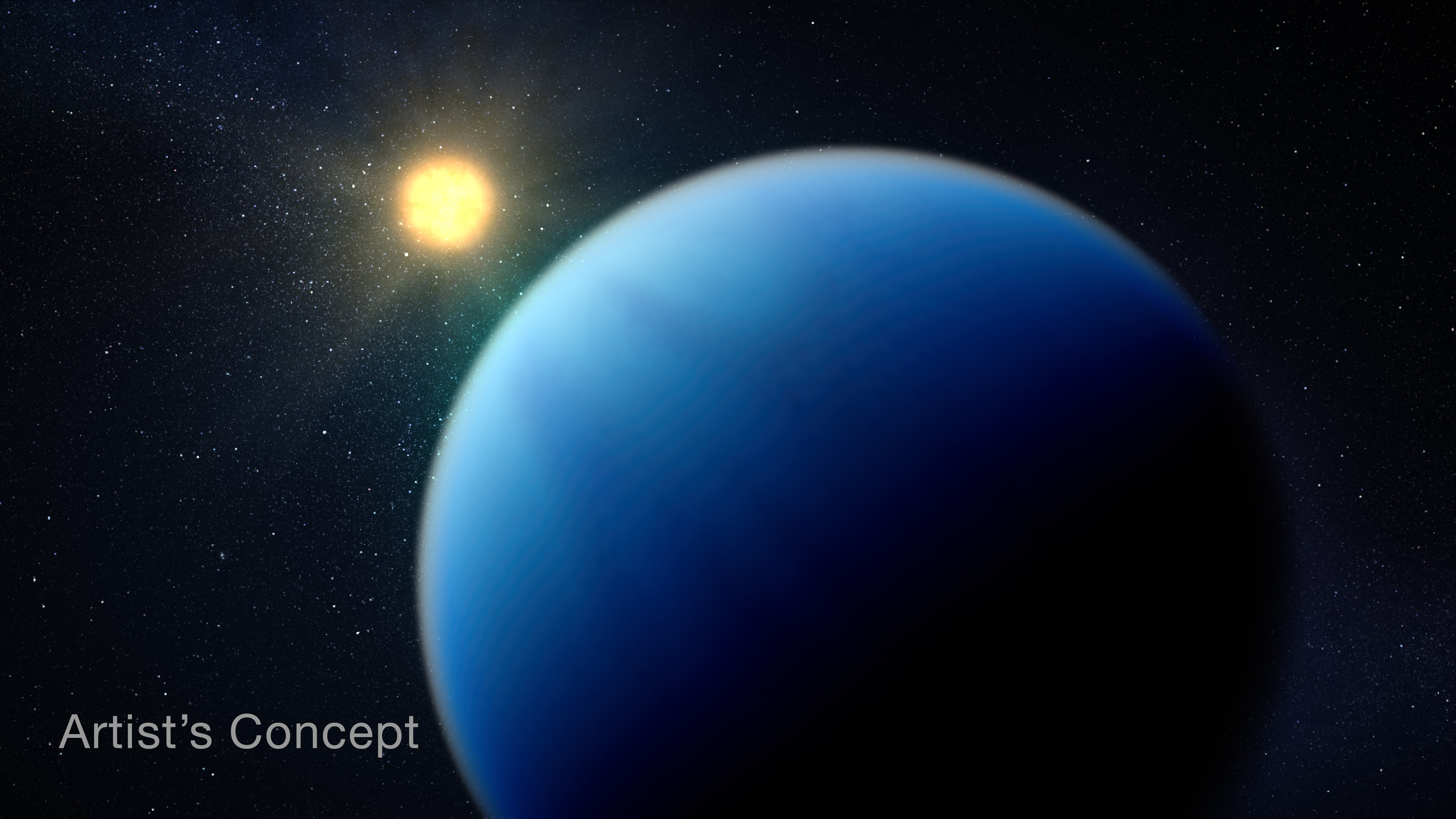 Hot Sub-Neptune Exoplanet Illustration - NASA Science