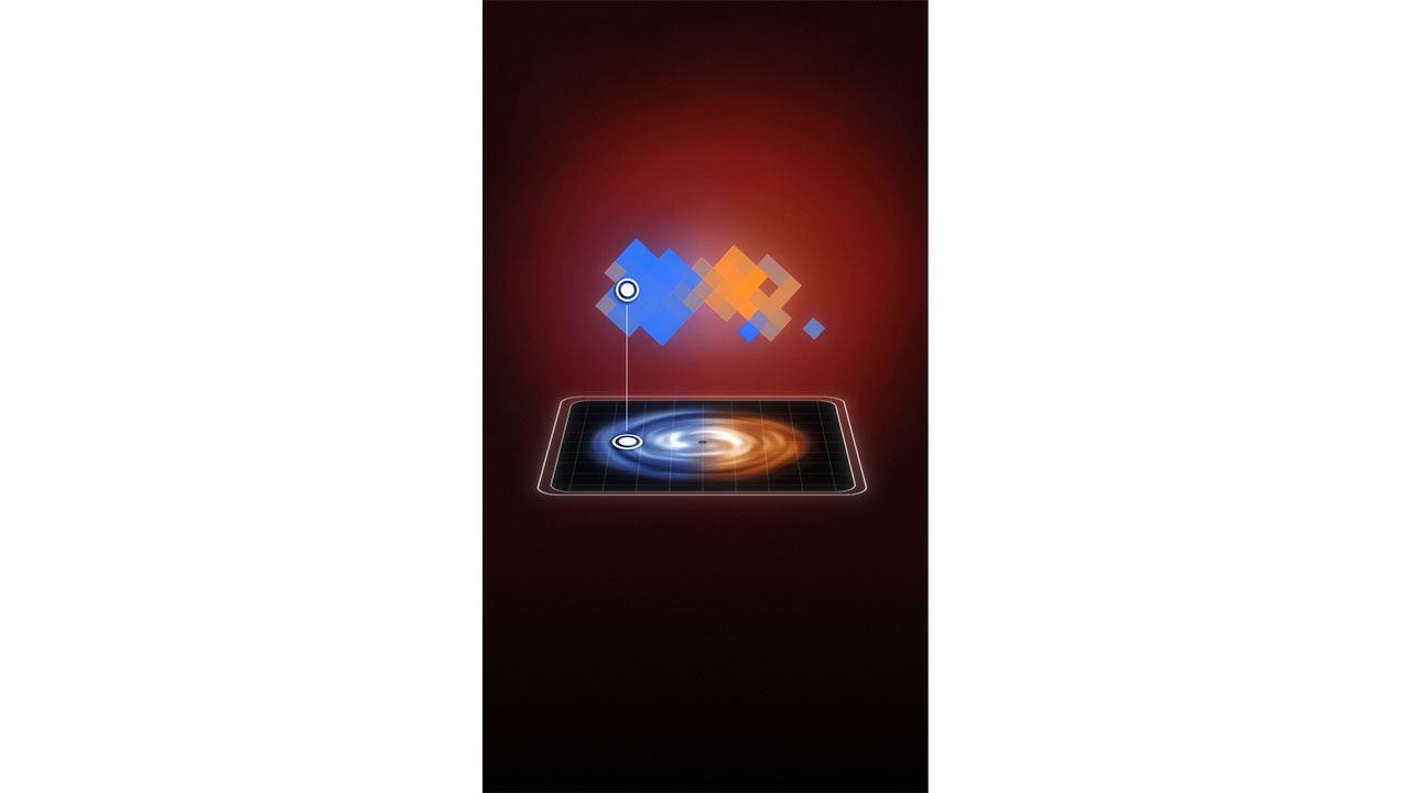 Little Red Dot Abell2744-QSO1: Sonification of Gas Velocity Around a ...