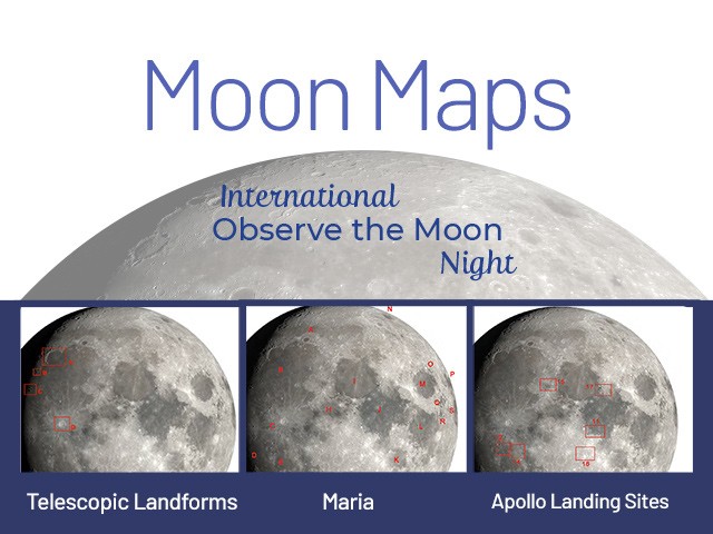 Parts Of The Moon Labeled