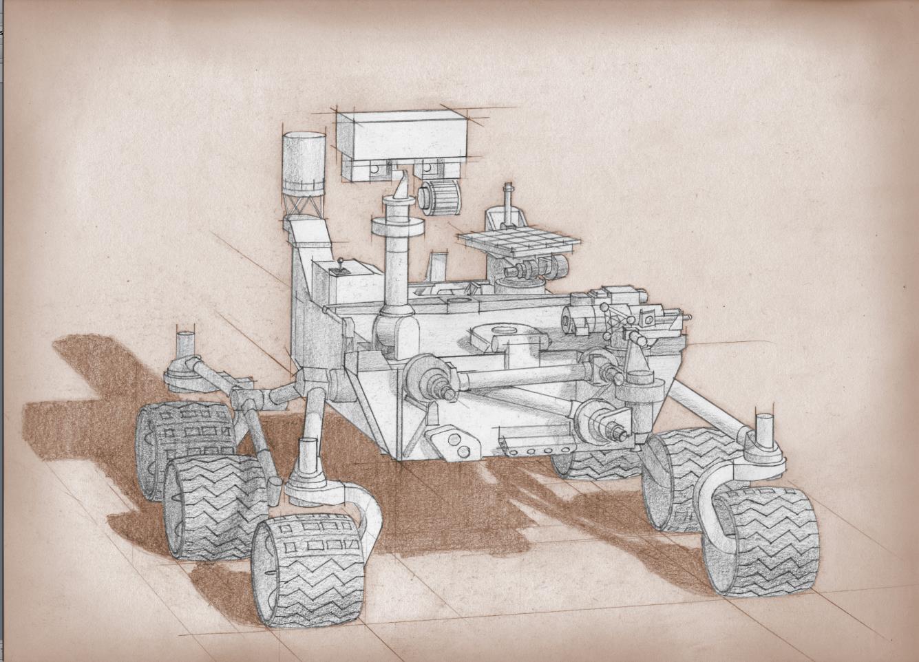 simple mars rover design