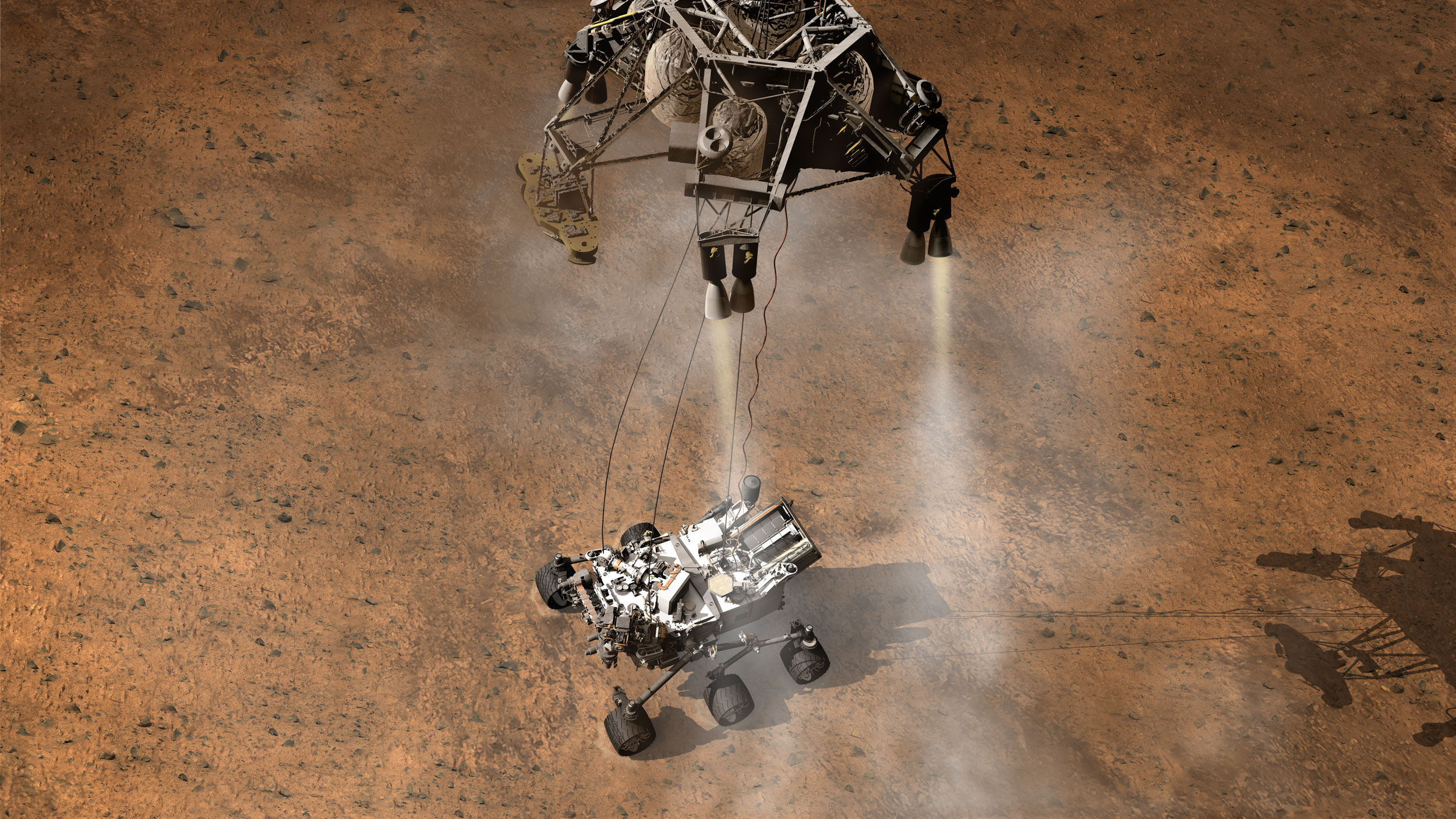 A Moment After Curiosity's Touchdown, Artist's Concept - NASA Science