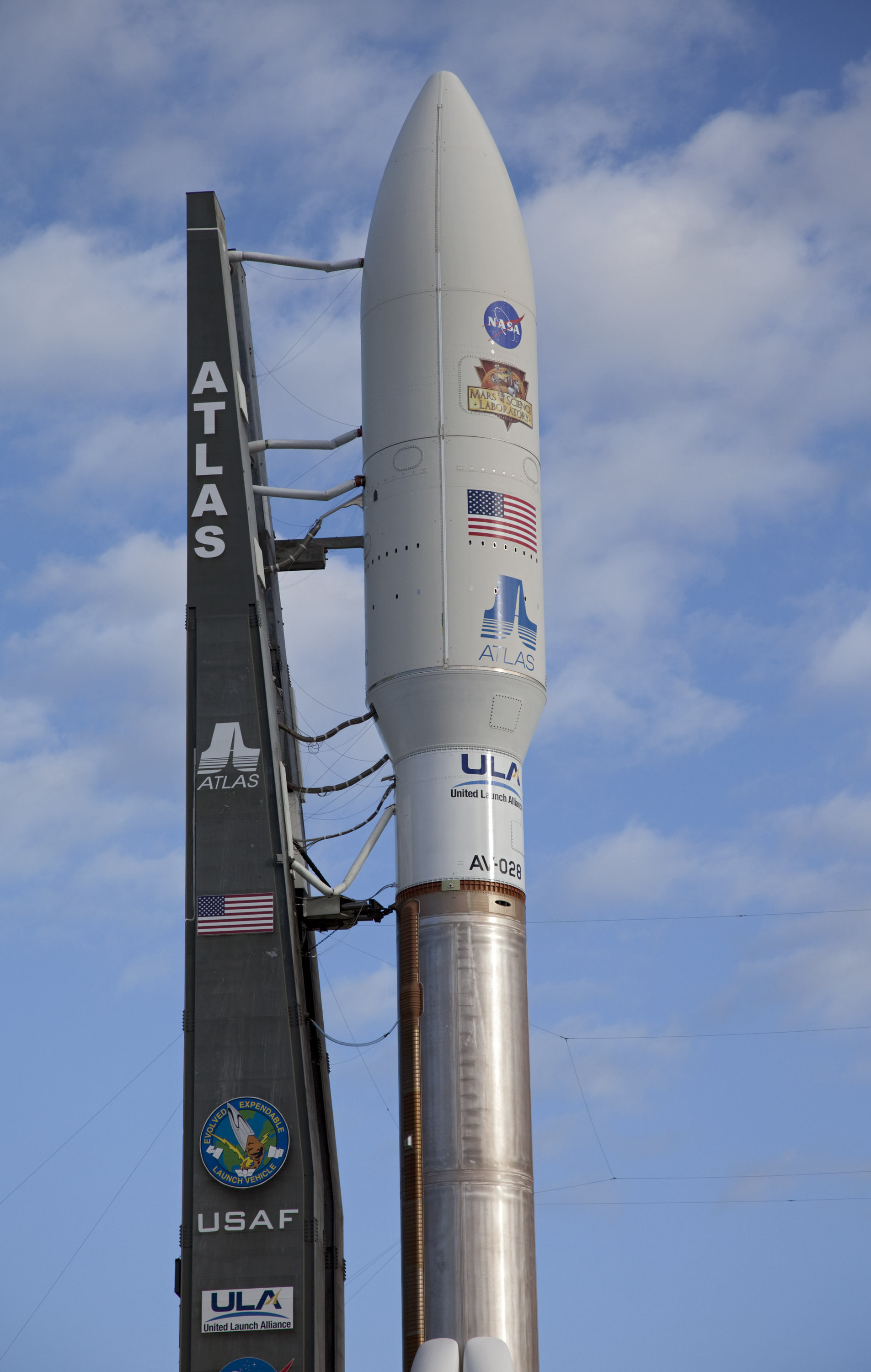 MSL Atop Atlas V - NASA Science