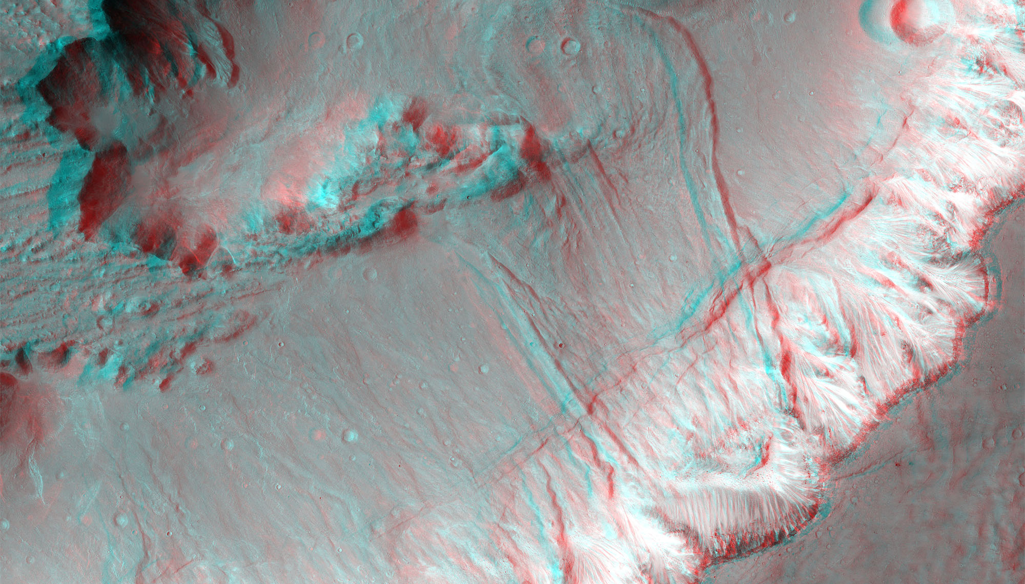 Landslide in Shalbatana Vallis (3-D) - NASA Science
