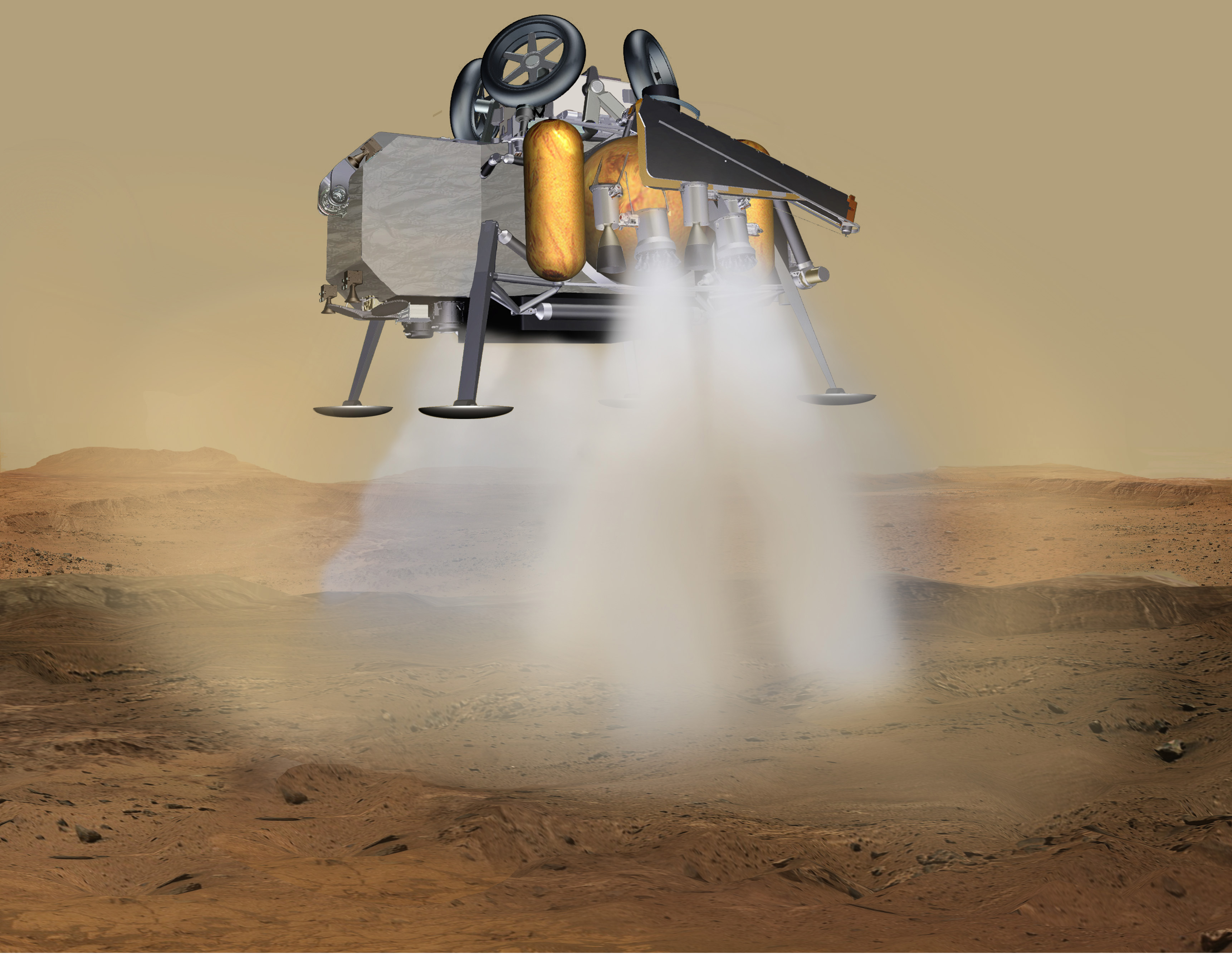 Mars Sample Return Lander Touchdown (Artist's Concept) - NASA Science