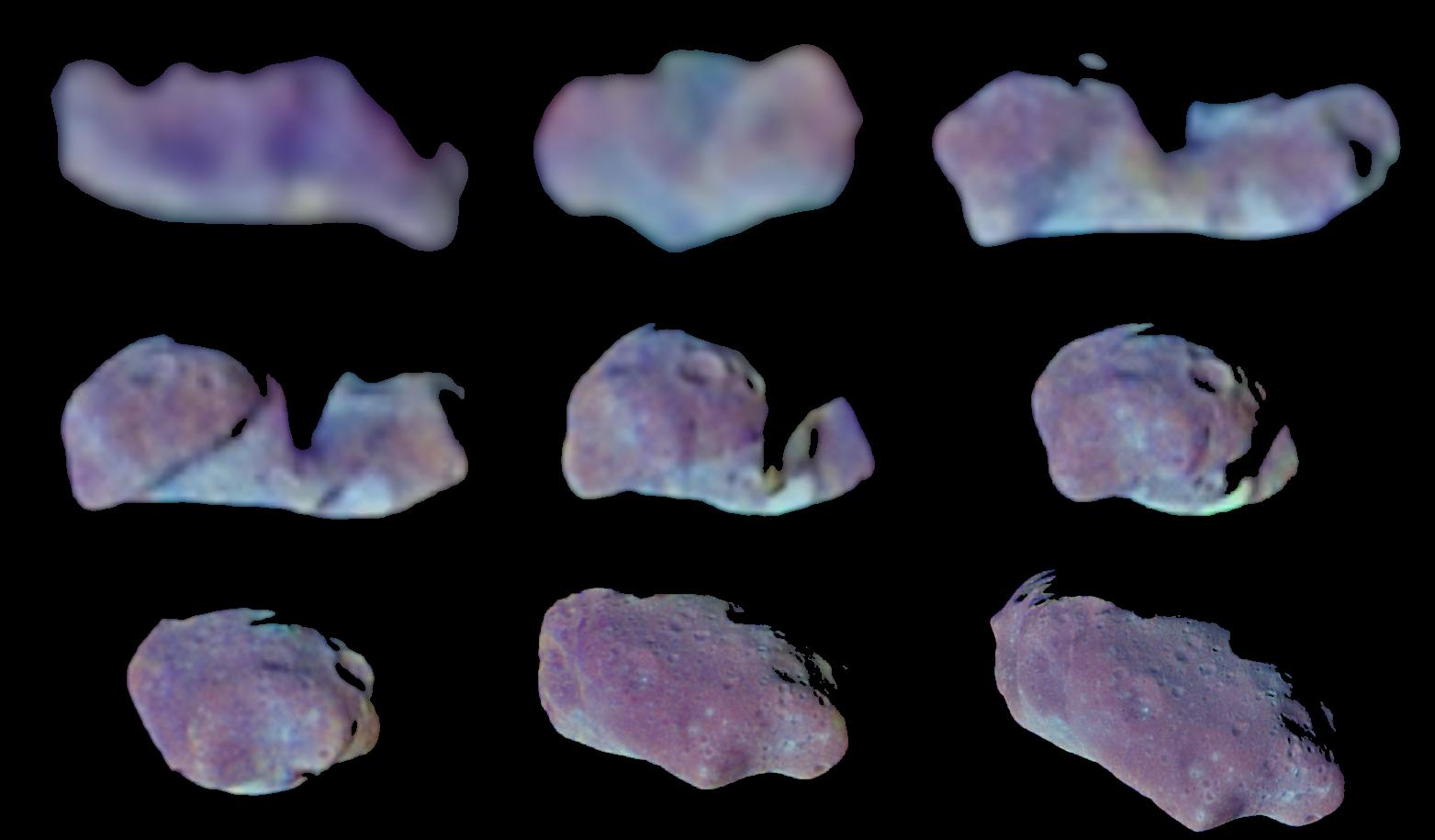 Nine Galileo Views in Exaggerated Color of Main-Belt Asteroid Ida - NASA Science