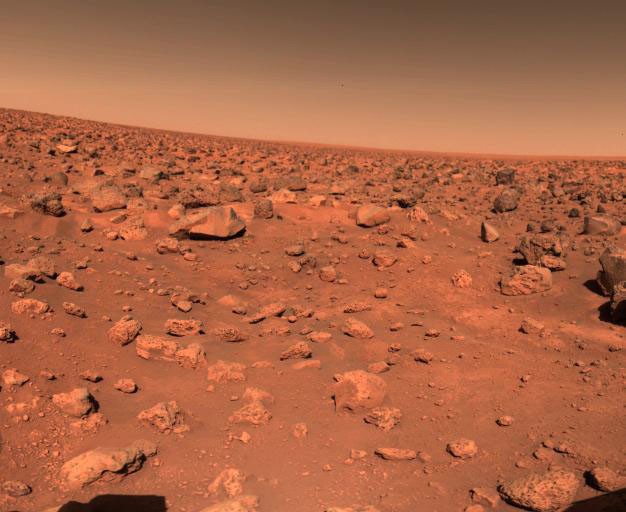 First Color Image of the Viking Lander 2 Site - NASA Science