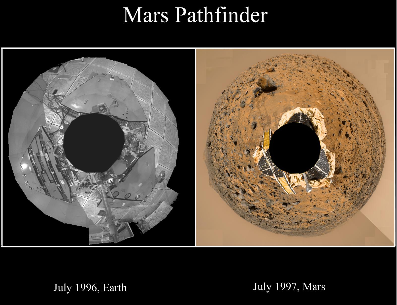 Pathfinder Landers - In Test and On Mars - NASA Science