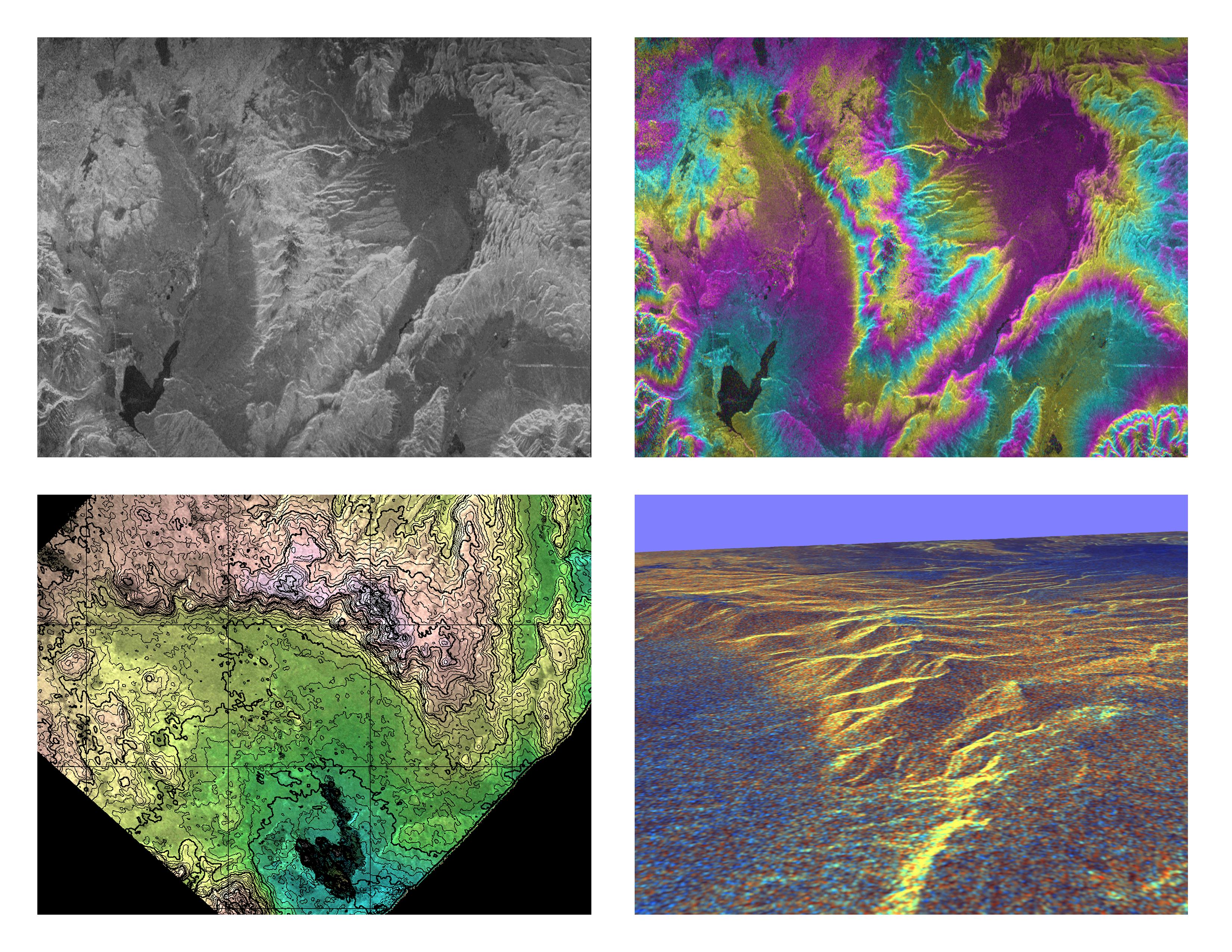 Space Radar Image of Long Valley, California - Interferometry ...