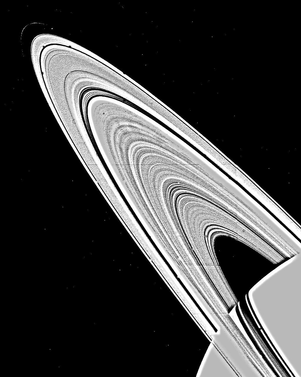 Two-image Mosaic of Saturn's Rings - NASA Science