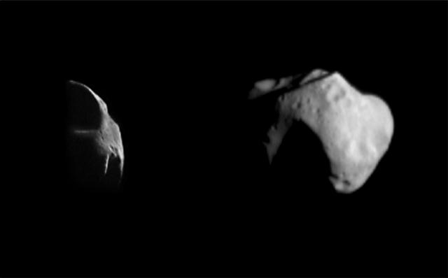 Two Views of Mathilde - NASA Science