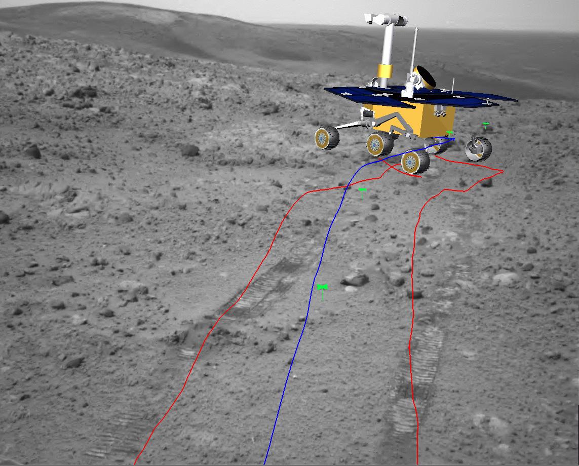 Simulated View for Rover Activity Planning - NASA Science