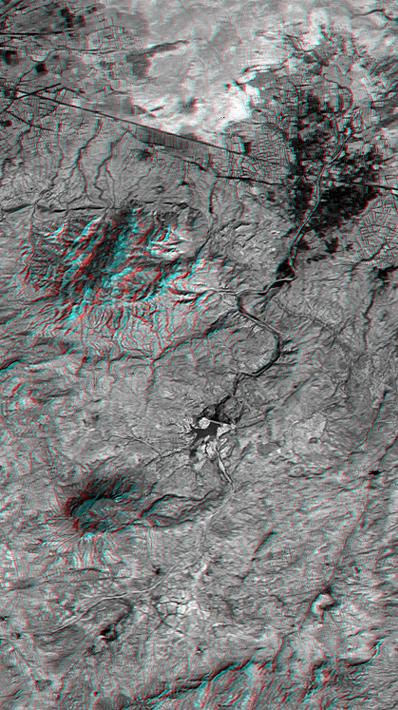 SRTM Anaglyph: Northwest of Bhuj, India - NASA Science