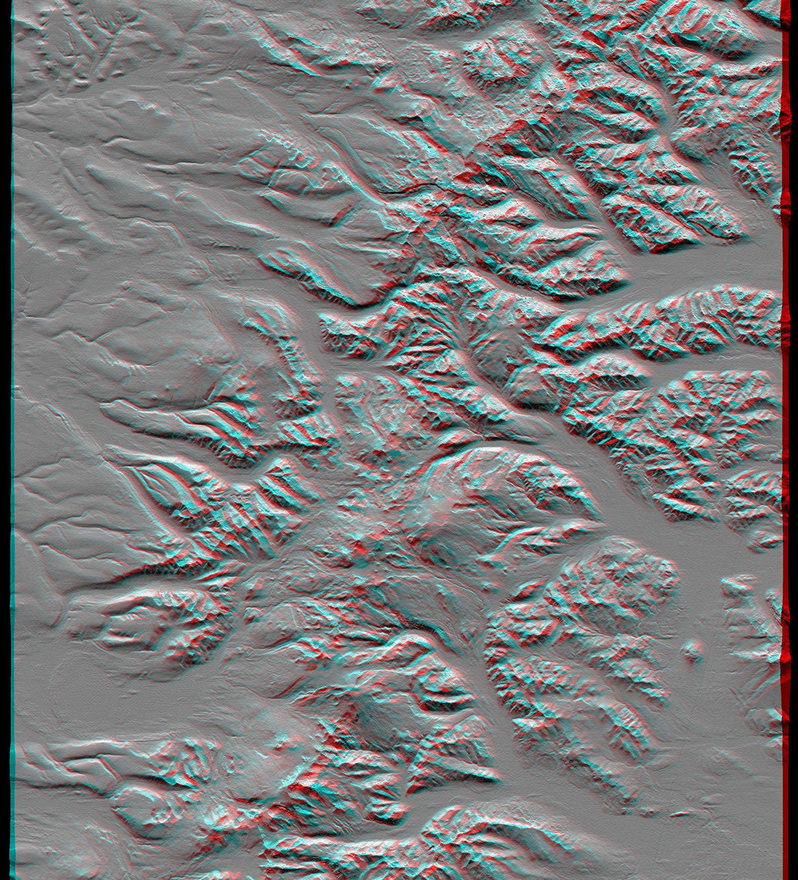 SRTM Anaglyph: Sredinnyy Khrebet, Kamchatka Peninsula, Russia - NASA ...