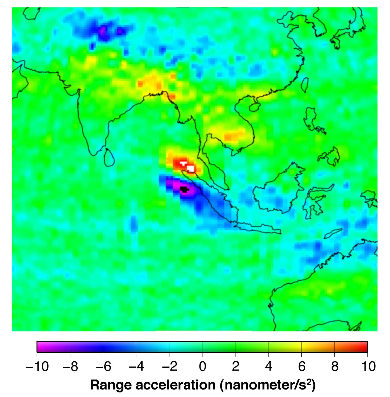 Earthquake Signal Visible in GRACE Data - NASA Science