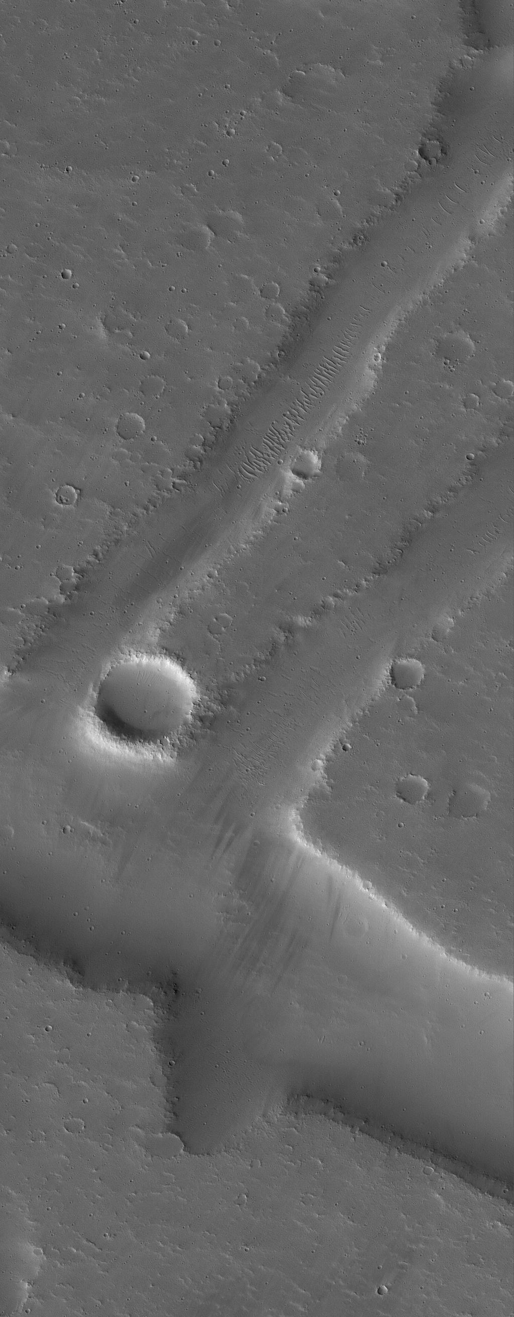 Troughs in Tharsis - NASA Science