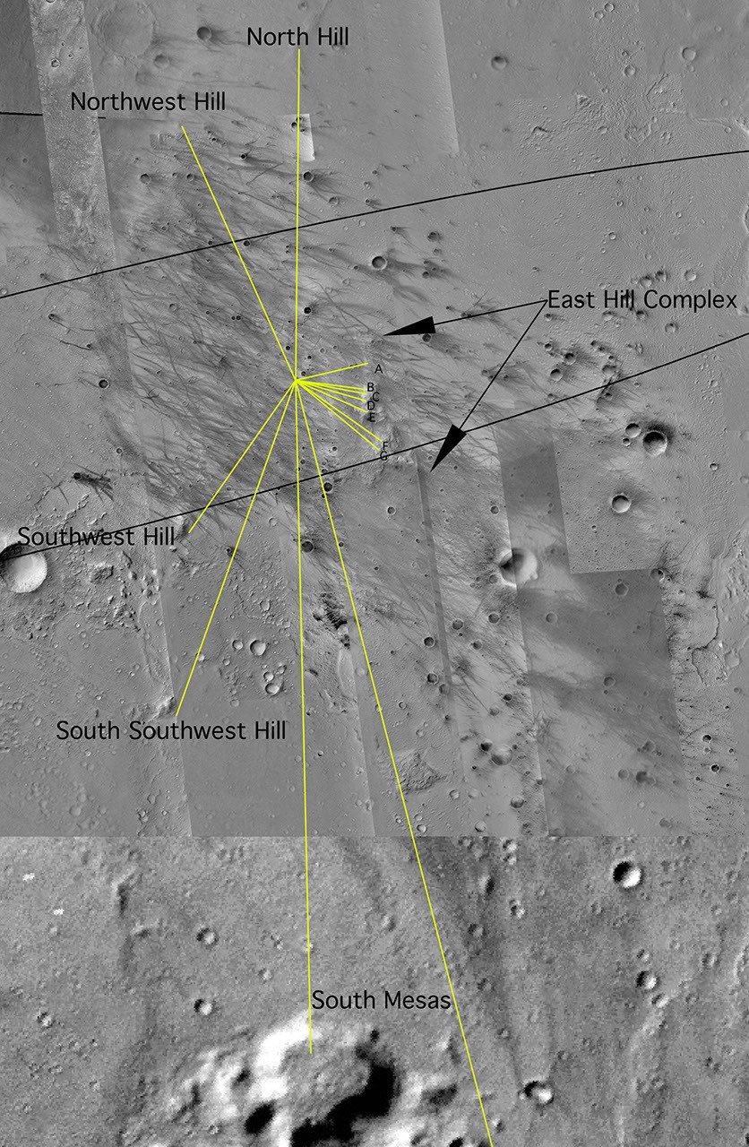Map of Hills on the Horizon - NASA Science