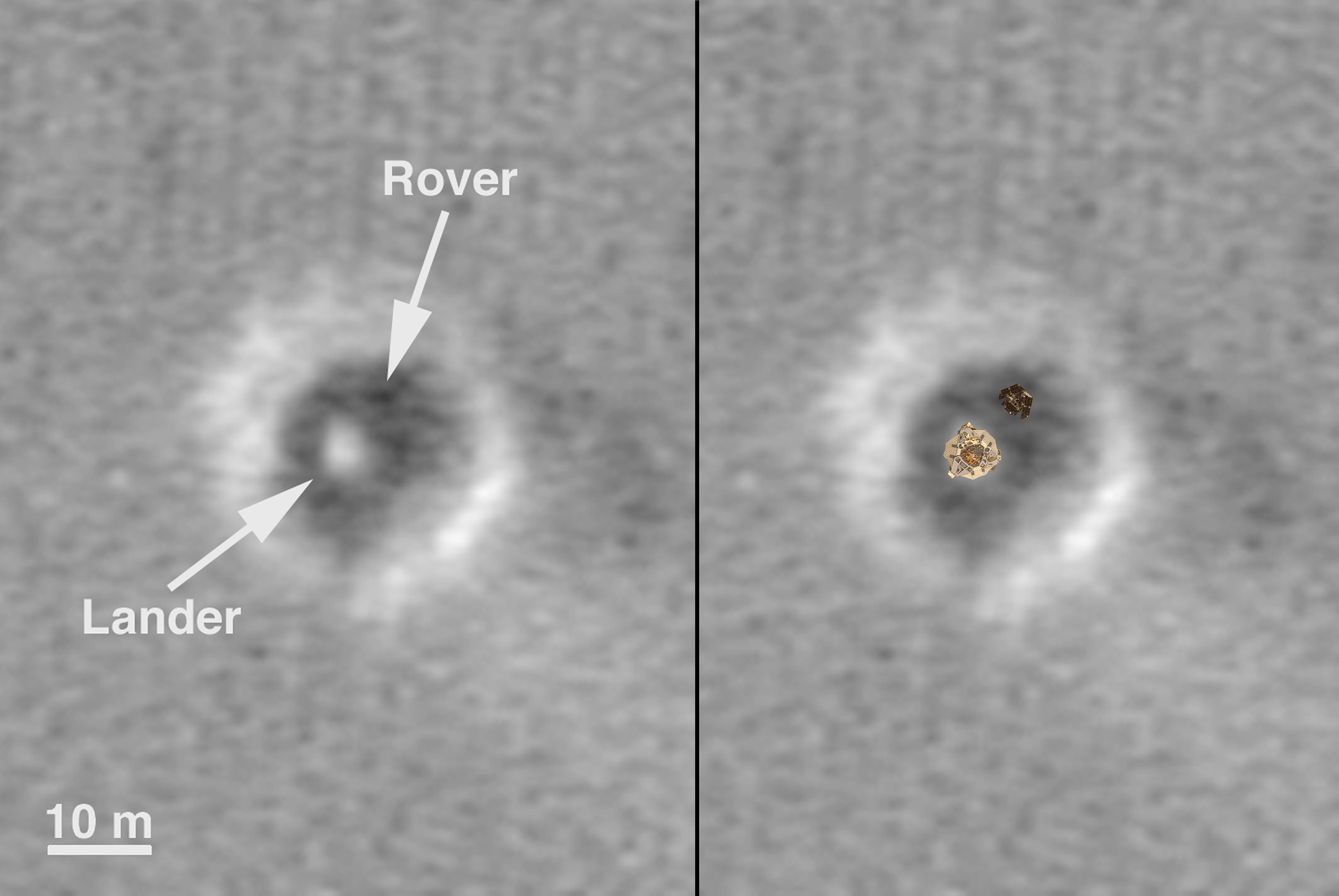 Comparison of a Computer Graphic Model of the Opportunity Lander and ...