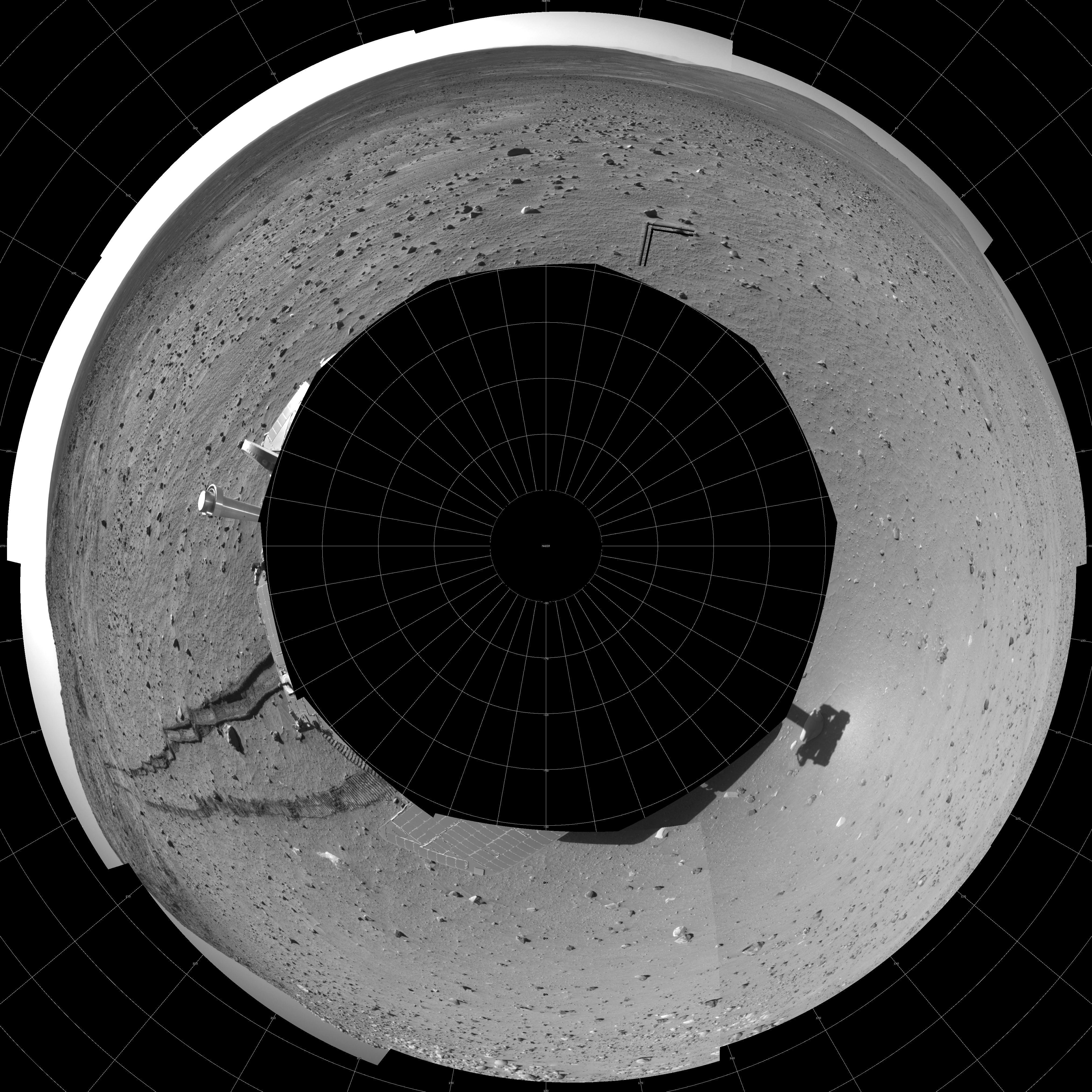 Track of Right-Wheel Drag (Polar) - NASA Science