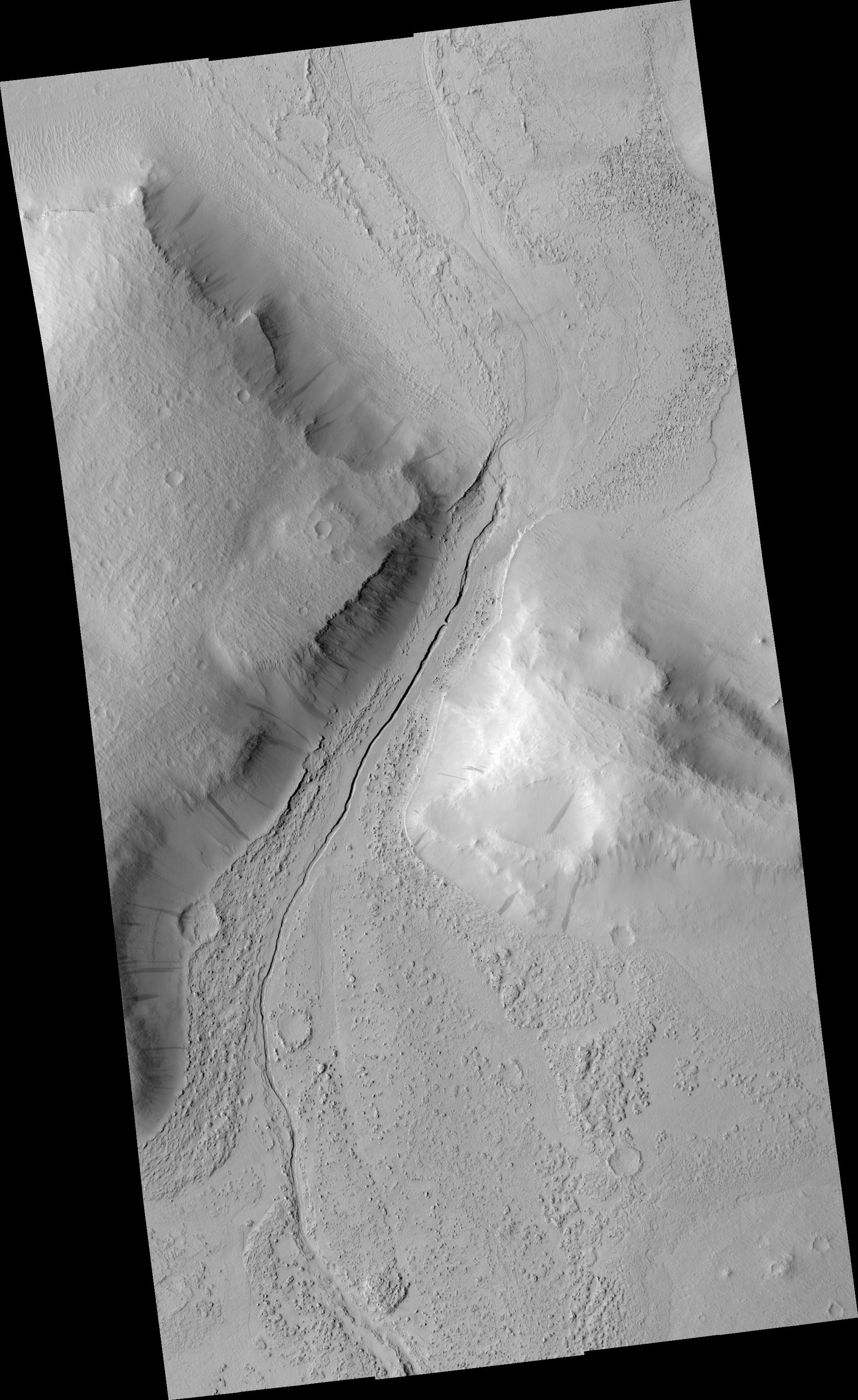 Narrow Trough in Tartarus Colles - NASA Science