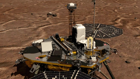 Phoenix Lidar Operation Animation - NASA Science