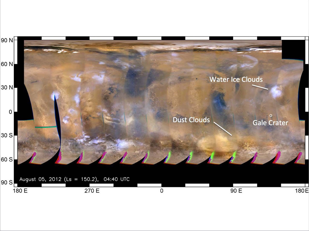 Mars Weather Map, Aug. 5 - NASA Science