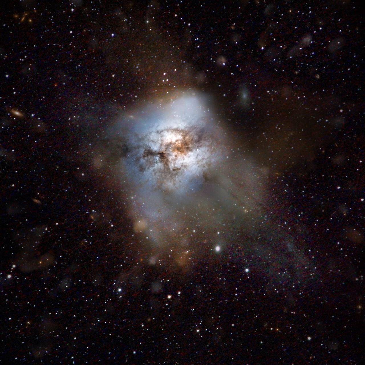 Artist's Impression of Starburst Galaxy - NASA Science