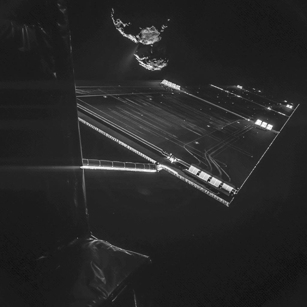 Rosetta Mission Selfie at 10 Miles - NASA Science