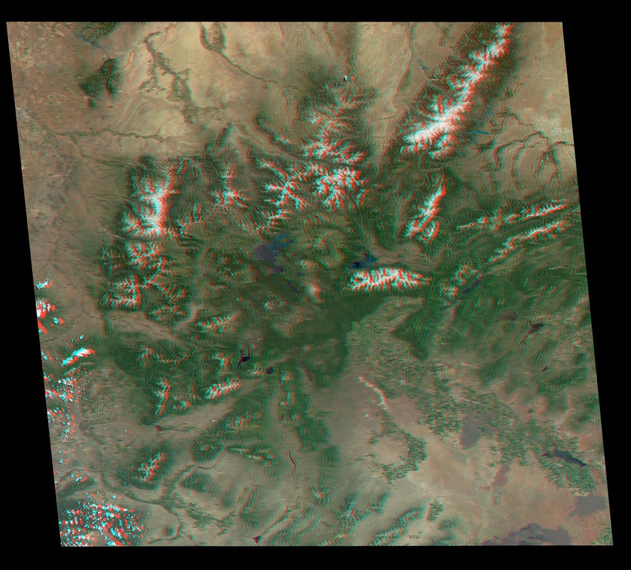 America's National Parks Viewed in 3D by NASA's MISR (Anaglyph 2 ...
