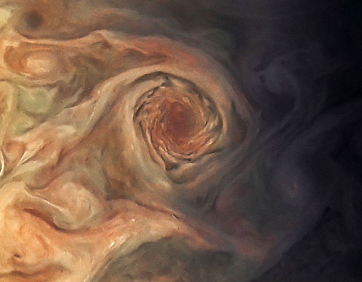 Jupiter's Swirling 'Pearl' Storm - NASA Science