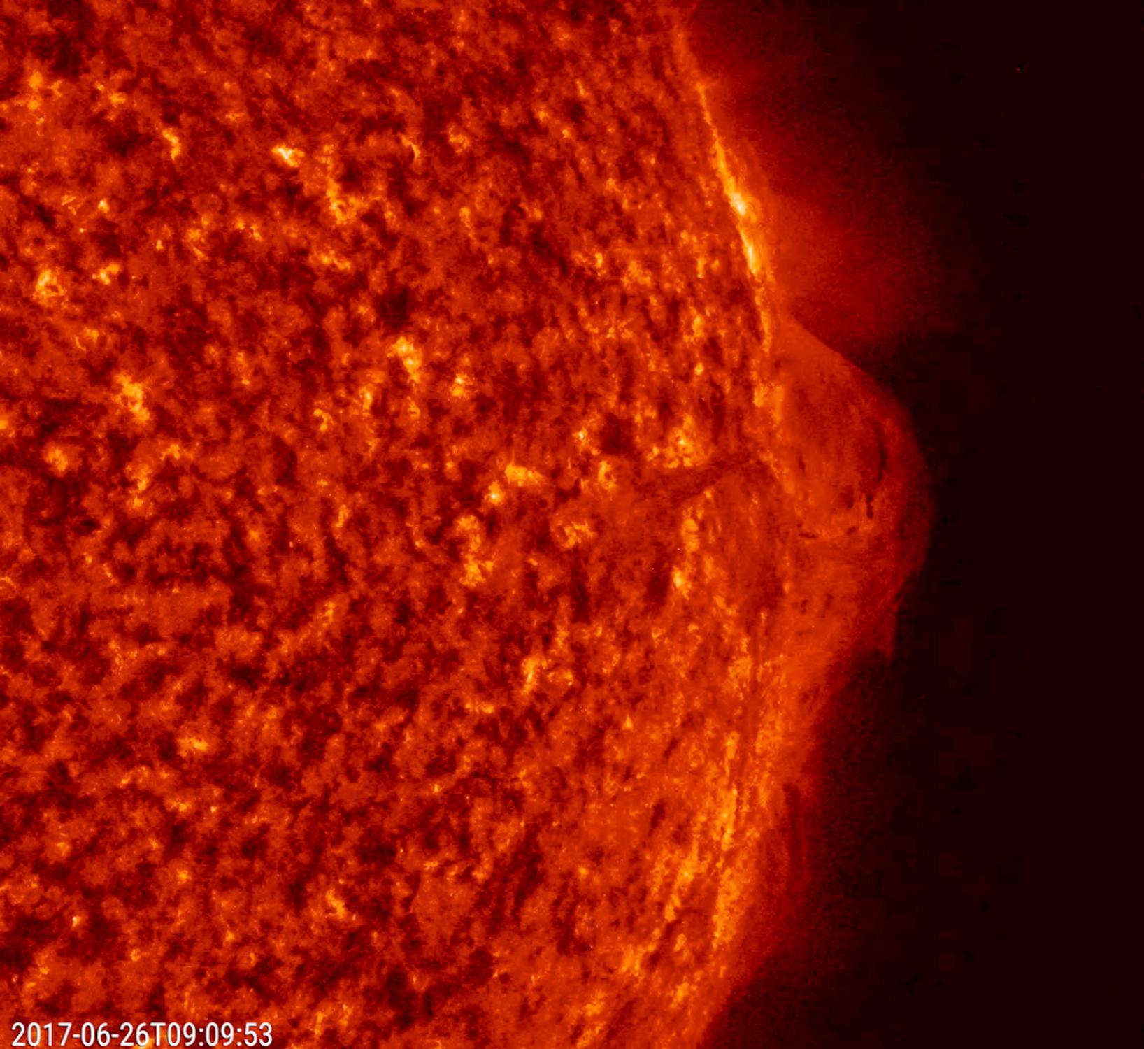 Streaming Prominence - NASA Science