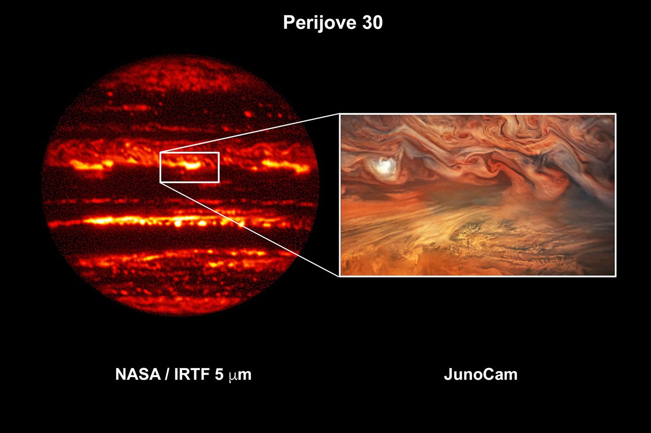Two Views of Jupiter Hot Spot - NASA Science