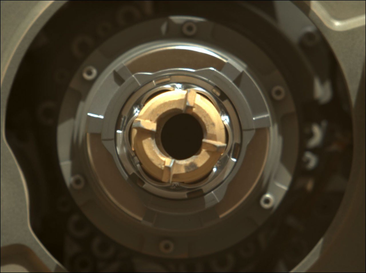 Perseverance's Drill After Cleaning Operation - NASA Science