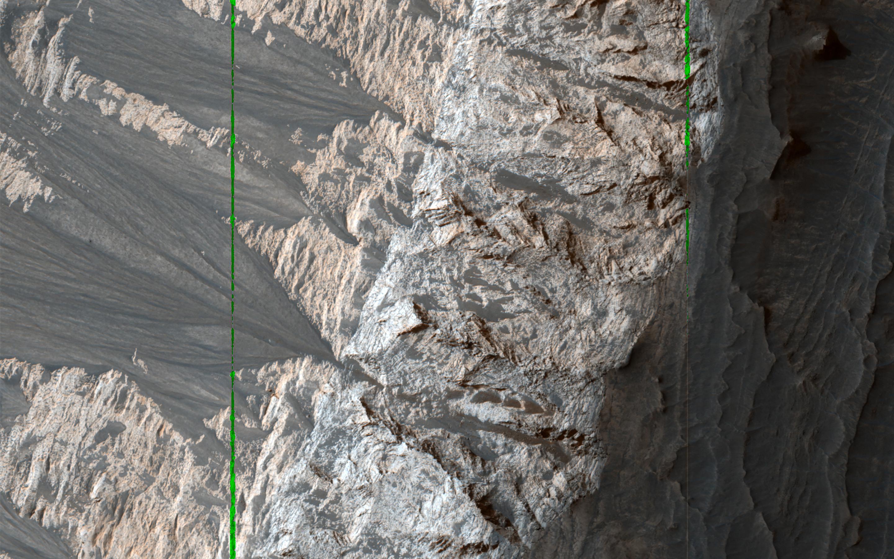 Cliffs of Crumbling, Layered Sediments - NASA Science