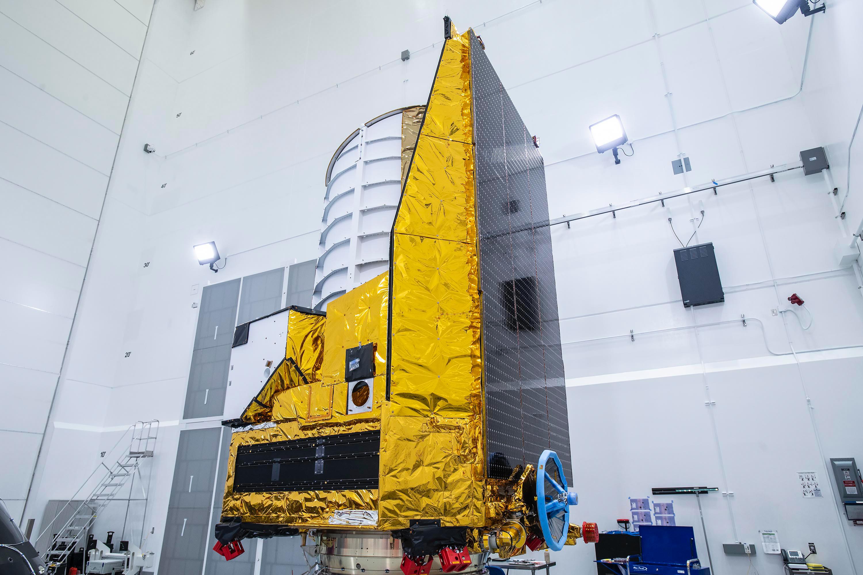 Euclid Spacecraft in Cleanroom - NASA Science
