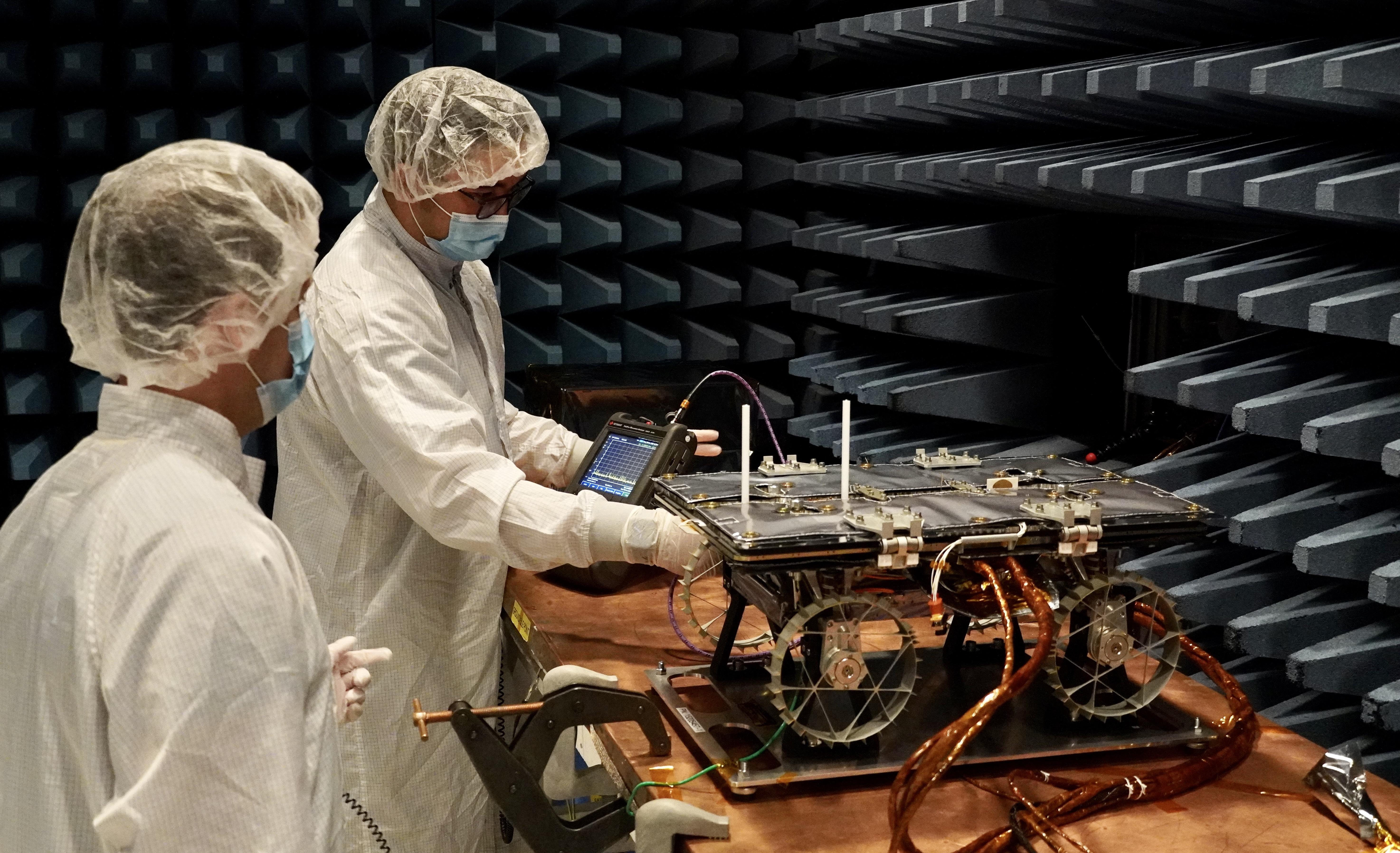 CADRE Rover Undergoes Electromagnetic Testing - NASA Science
