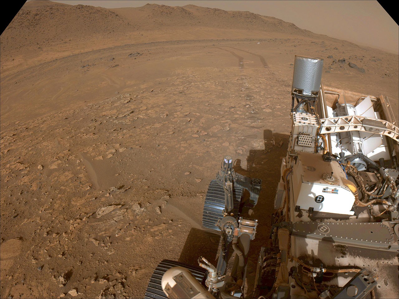 Perseverance Looks Back at 'Bright Angel' - NASA Science