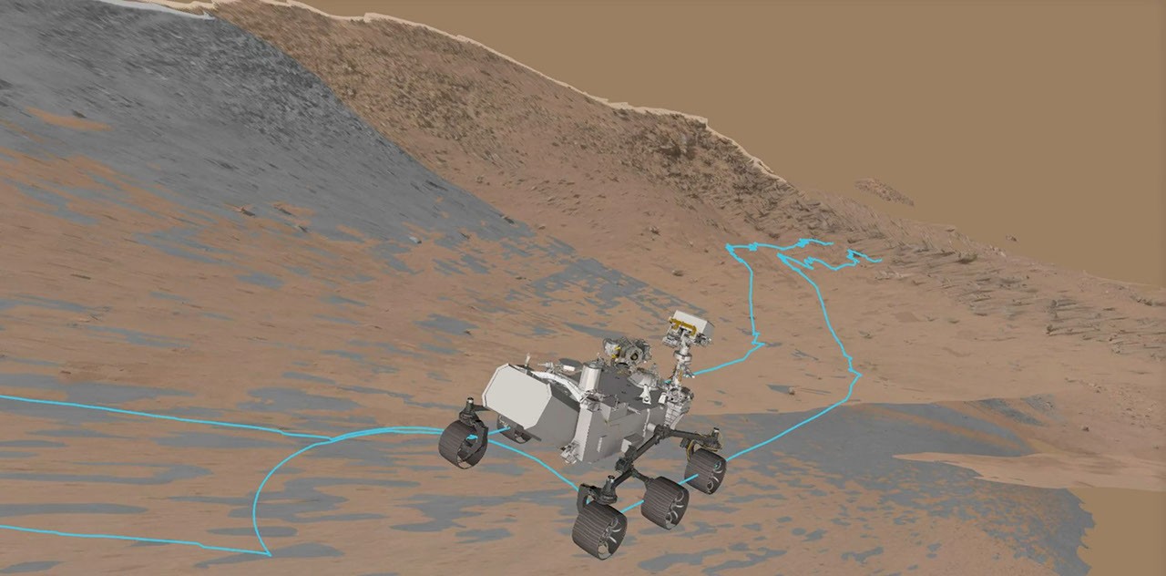 View of Rover Driving Software During a Slippery Drive - NASA Science