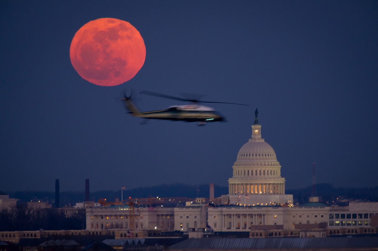 Full Moon Over U.S. Capitol - NASA Science