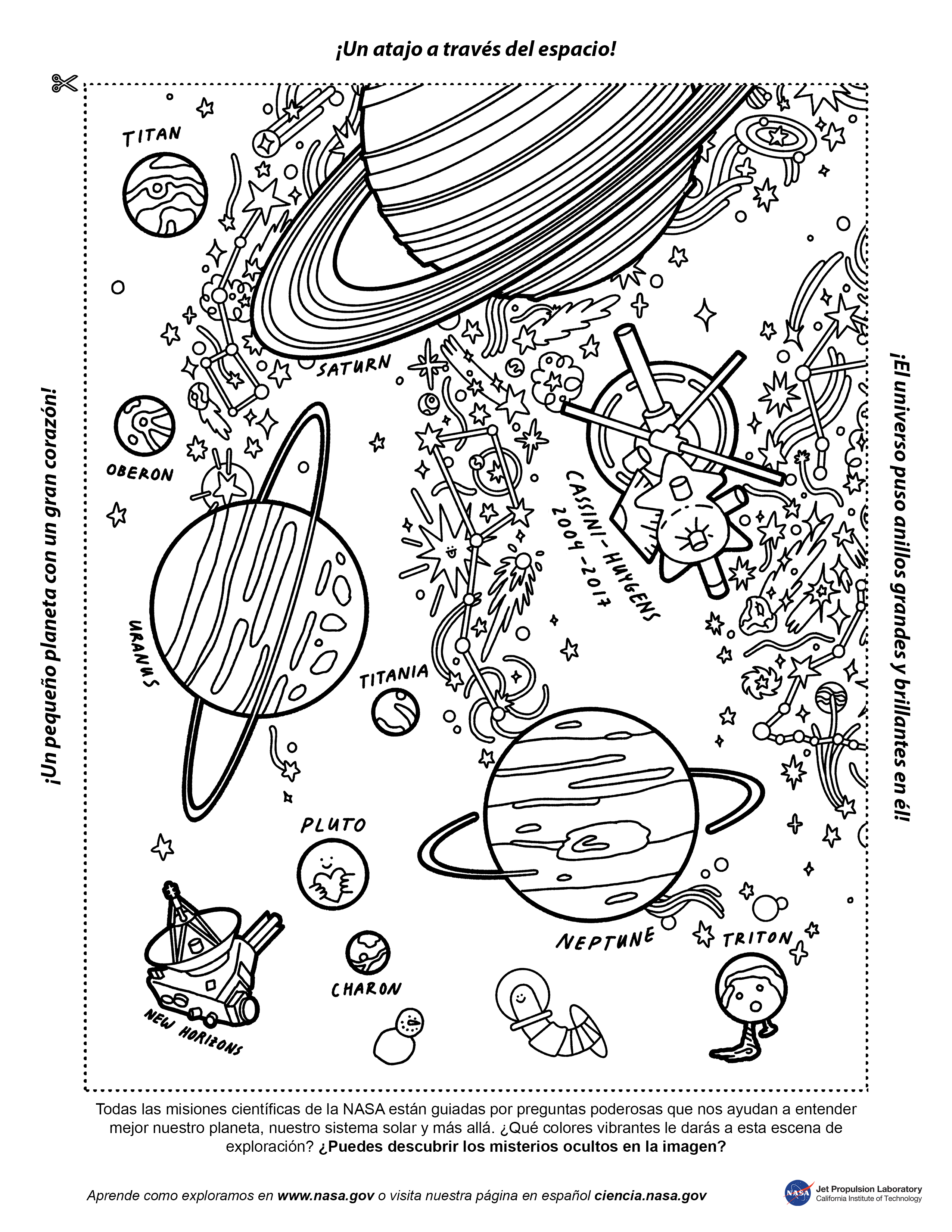 nasa solar system coloring pages