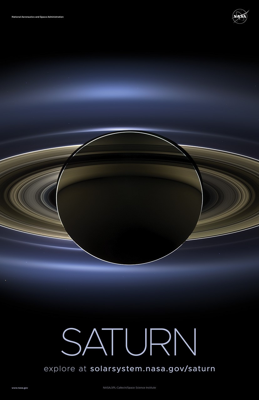 Saturn Poster - Version B - NASA Science