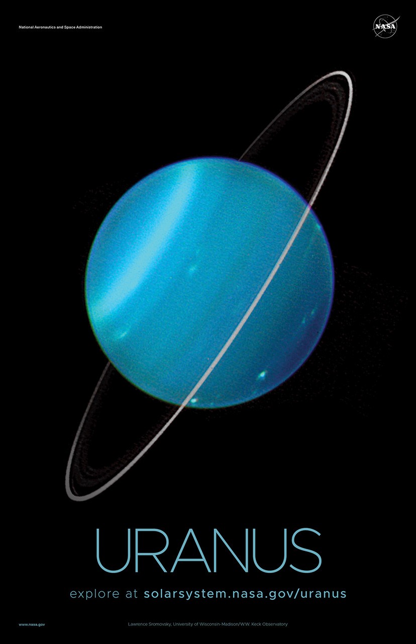 Uranus Poster - Version C - NASA Science