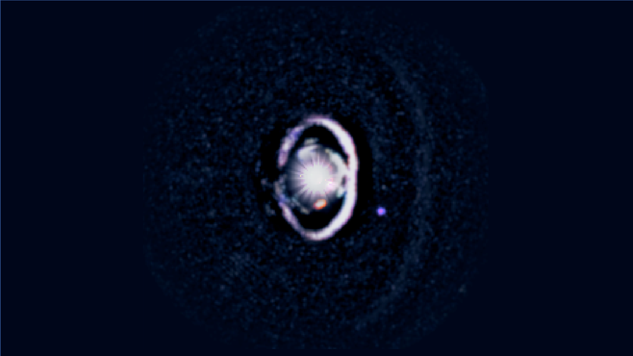 Discovery Alert: 'Baby' Planet Photographed in a Ring around a Star for ...