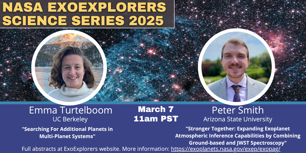 ExoExplorer Science Series: Emma Turtelboom and Peter Smith - NASA Science