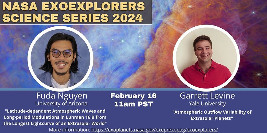 ExoExplorer Science Series: Fuda Nguyen (U. Arizona) & Garrett Levine (Yale) - NASA Science