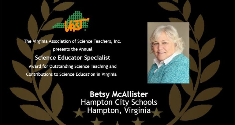 NASA eClips Educator Receives 2024 VAST Science Educator Specialist ...