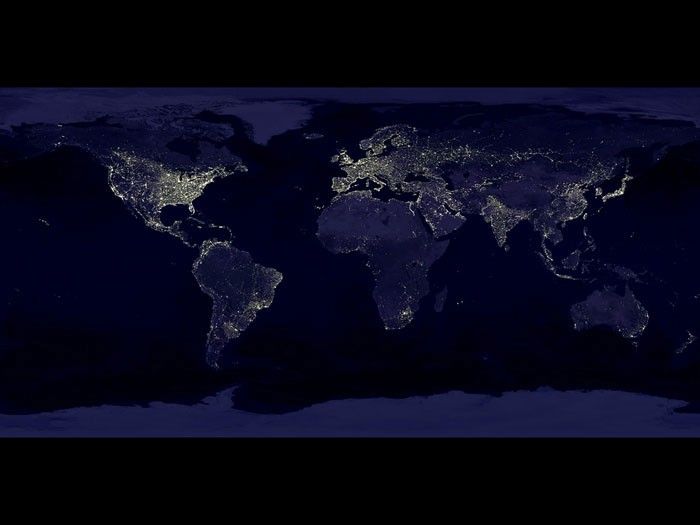 Night lights - NASA Science