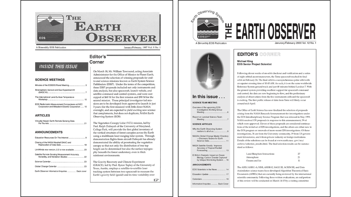 The Final Earth Observer Editor’s Corner: October–December 2025 - NASA ...