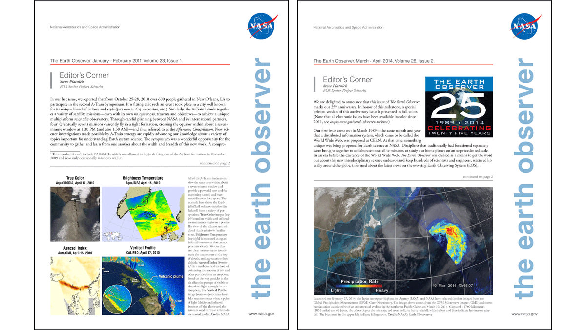 The Final Earth Observer Editor’s Corner: October–December 2025 - NASA ...