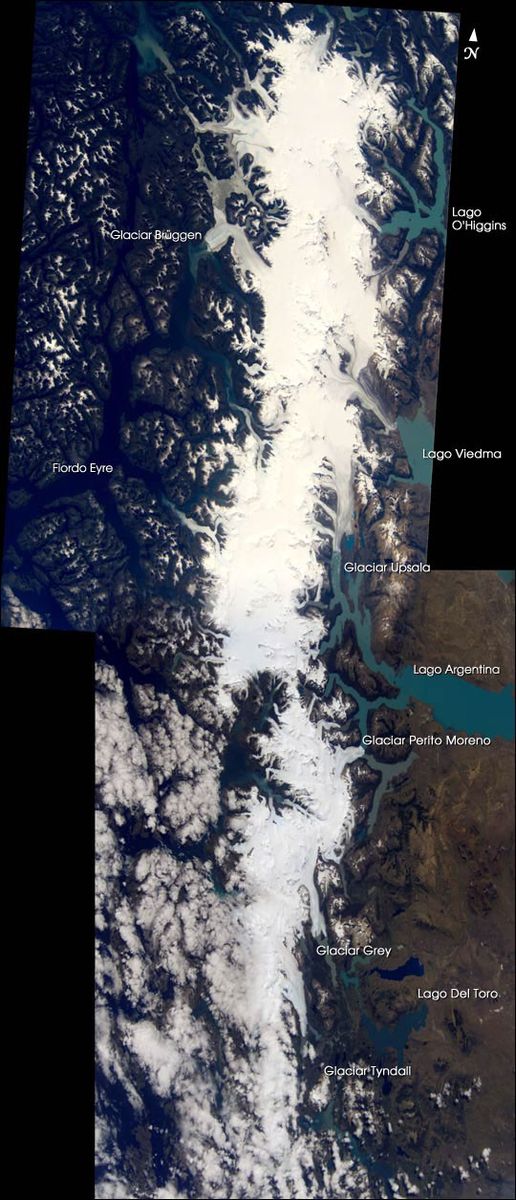 Melting Beauty:The Icefields of Patagonia - NASA Science