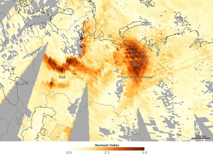 Russian Firestorm: Finding a Fire Cloud from Space - NASA Science